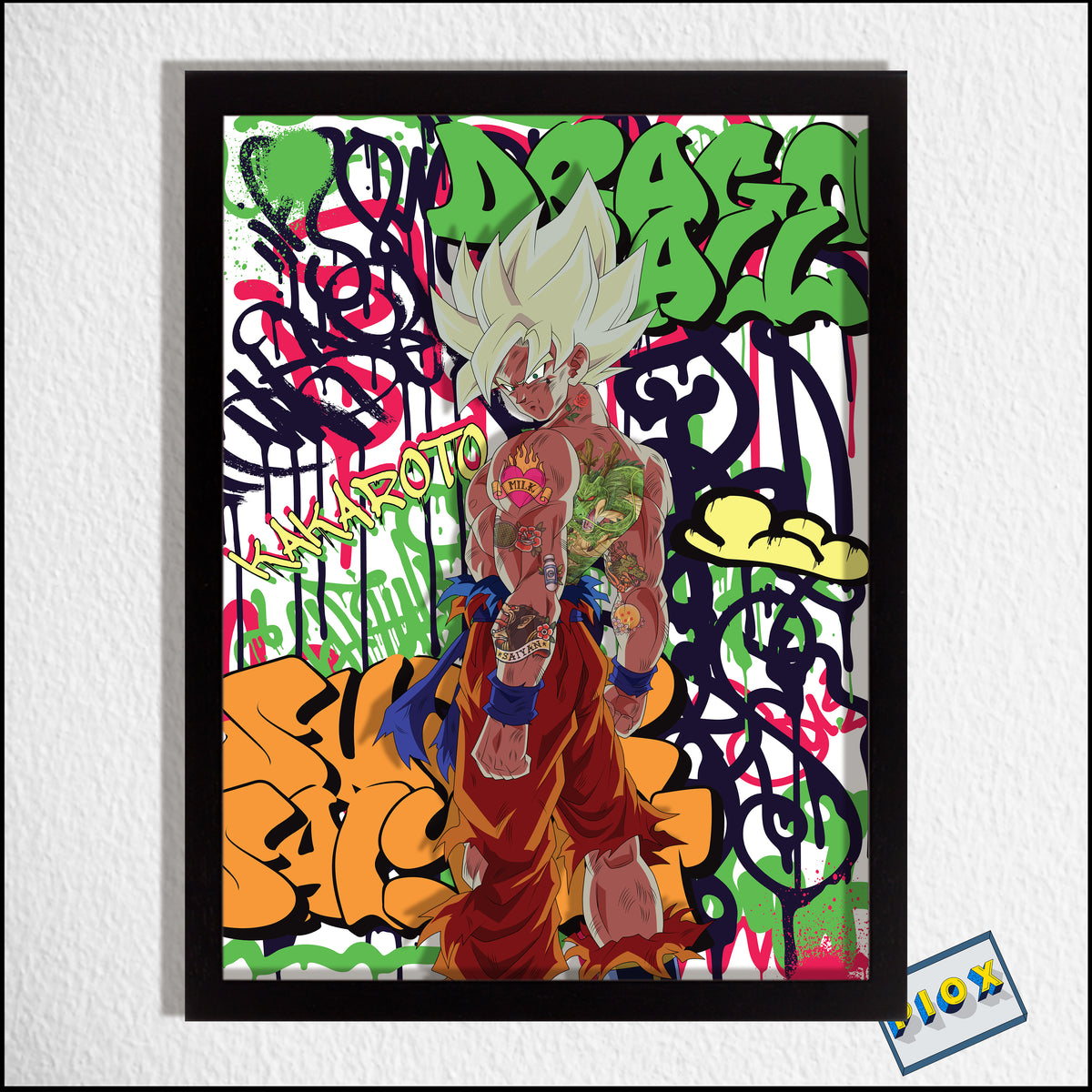 Graffiti Goku – Piox Art